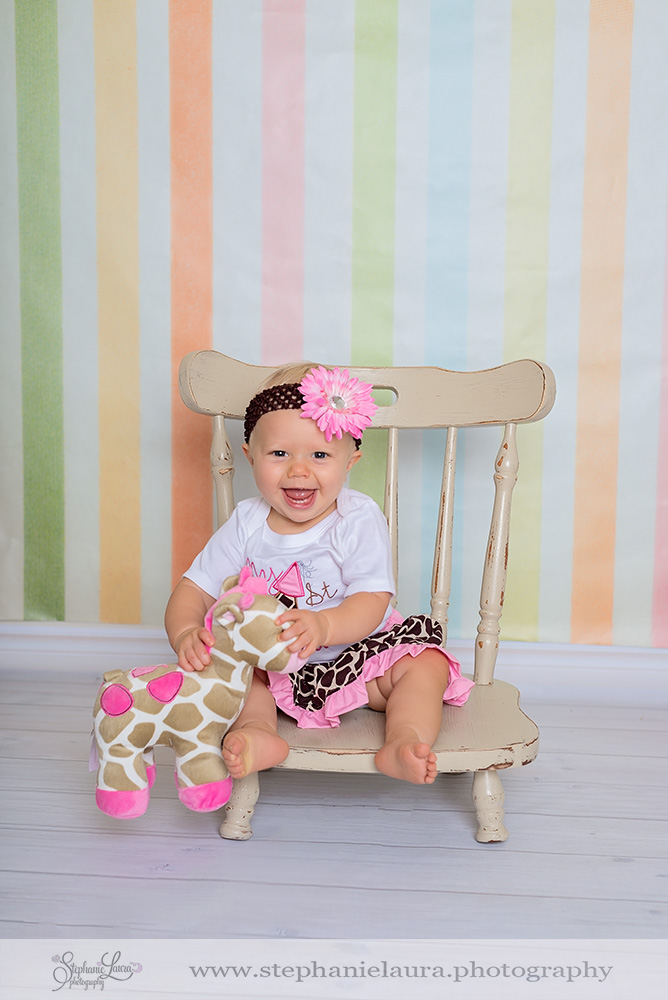 Kyla - First Birthday Baby Girl Photography McCandless | Stephanie ...